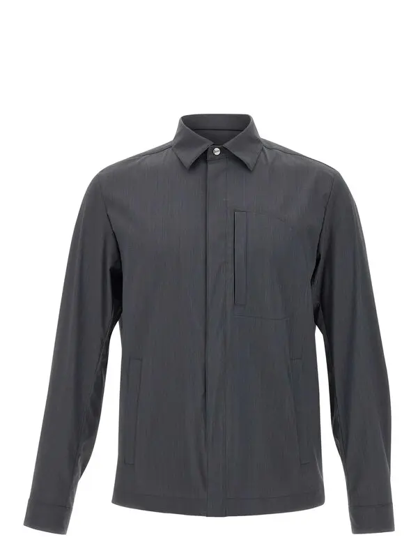 Herno Long Sleeve Shirt Jacket - Black