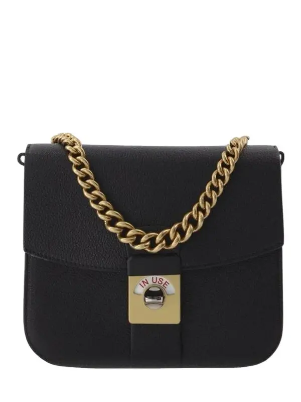 MAISON MARGIELA Two-tone Chain-link Shoulder Bag - Black