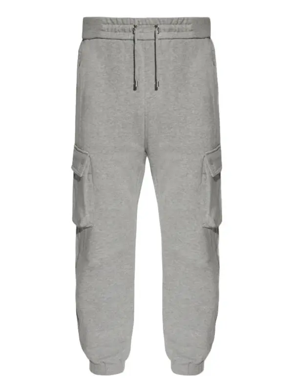 Balmain Drawstring Cargo Trousers - Gray