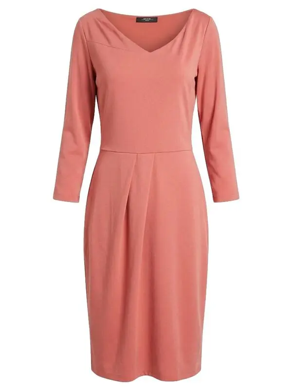 Max Mara Pleated Detail Midi Dress - No