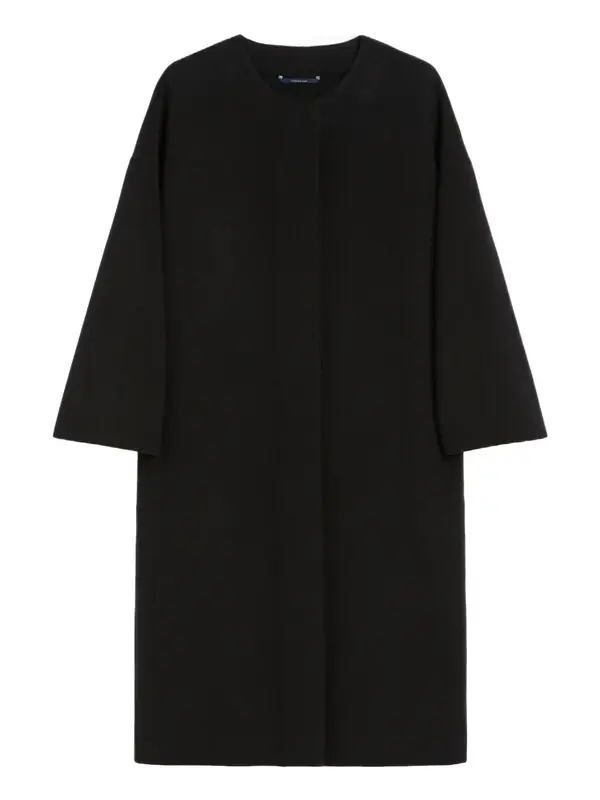 Max Mara Virgin Wool Coat - Black