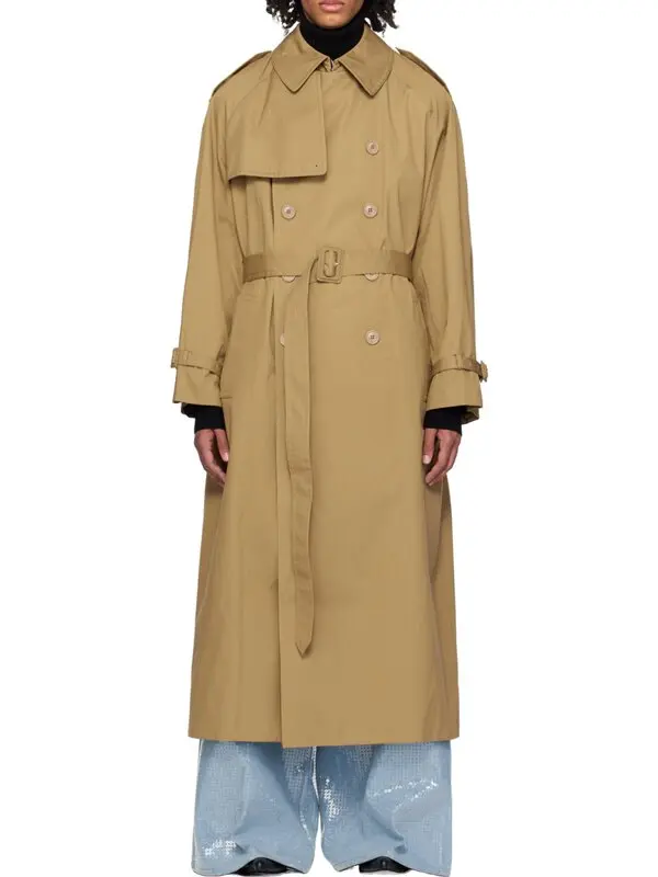 Vetements Double-breasted Trench Coat - Multicolor