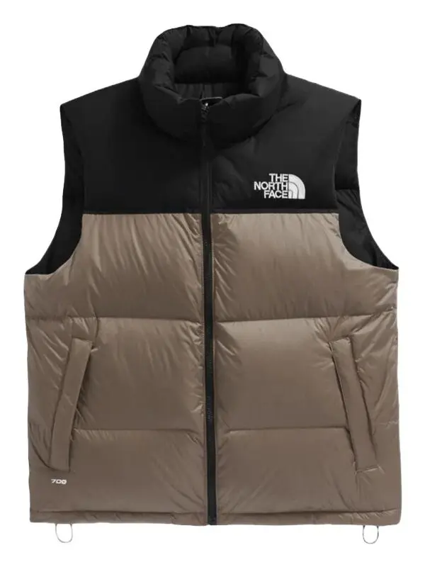 The North Face 1996 Retro Nuptse Puffer Gilet - Mocha Brown/black