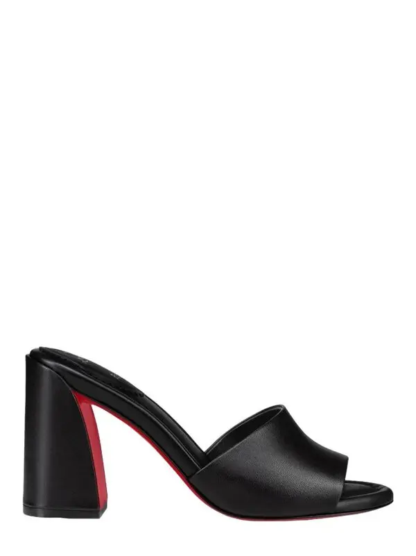 CHRISTIAN LOUBOUTIN 85mm Jane Mules - Black