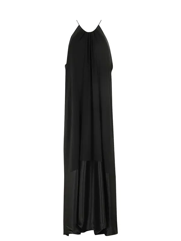 Max Mara Halterneck Sleeveless Dress - Black