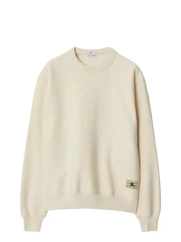 Burberry Ekd Cotton Sweatshirt - Nude