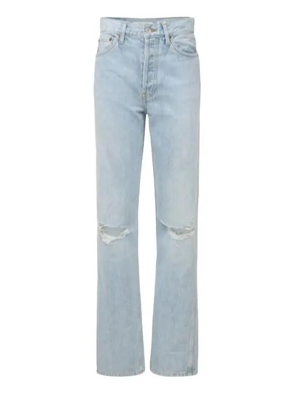 RE/DONE High Waist Baggy Jeans - Gray