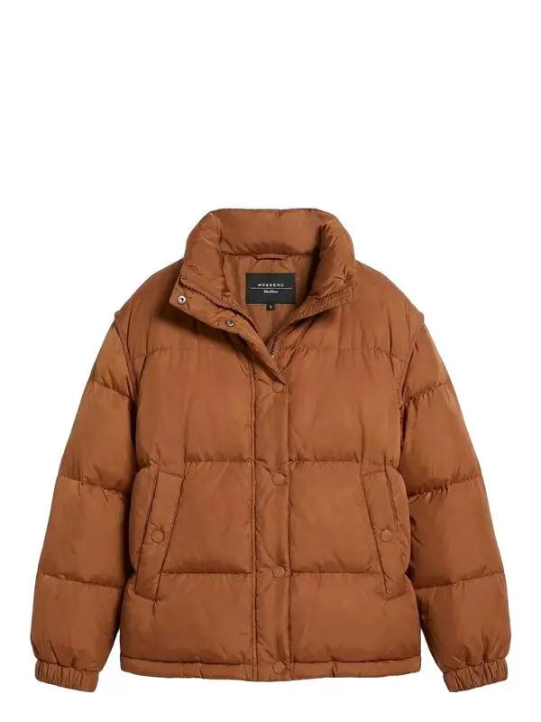 Max Mara High-neck Puffer Jacket - Brown