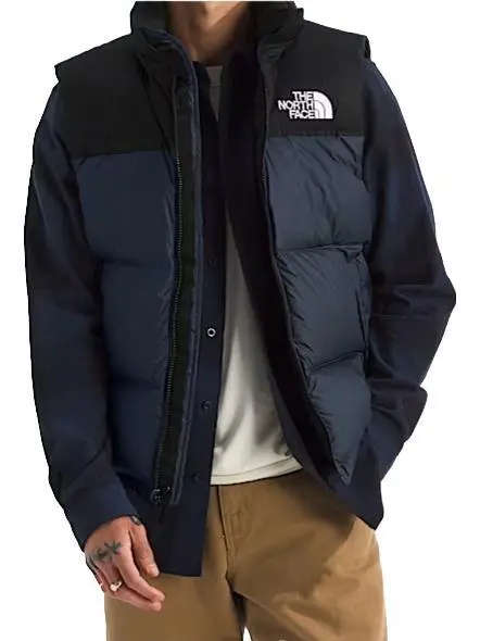 The North Face 1996 Retro Nuptse Puffer Vest - Summit Navy/tnf Black/recycled Down