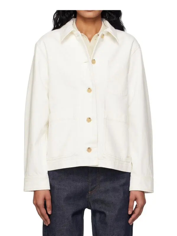 A.p.c. Nikkie Denim Jacket - Off-white