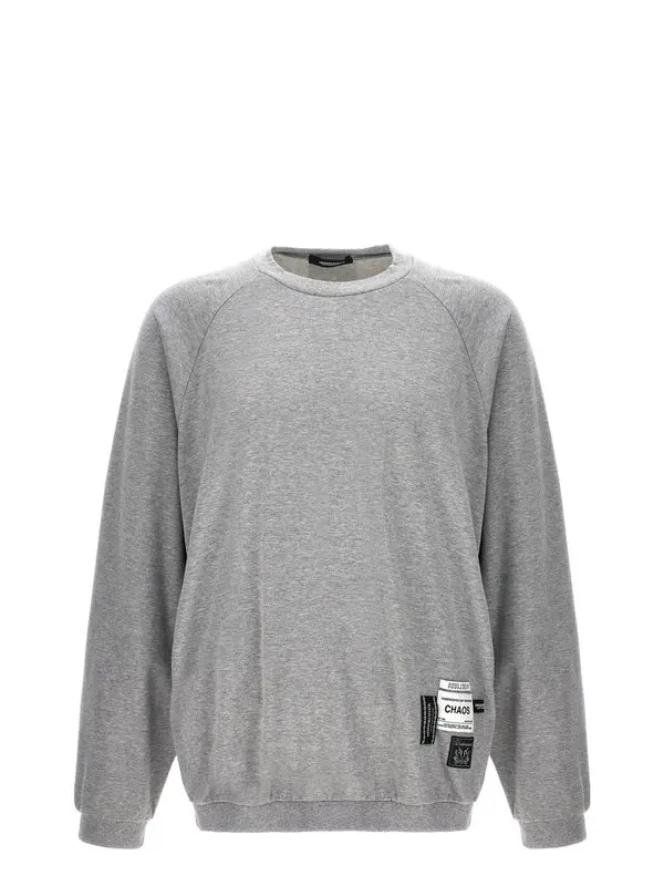 Undercover Logo-patch Jersey Sweatshirt - Gray