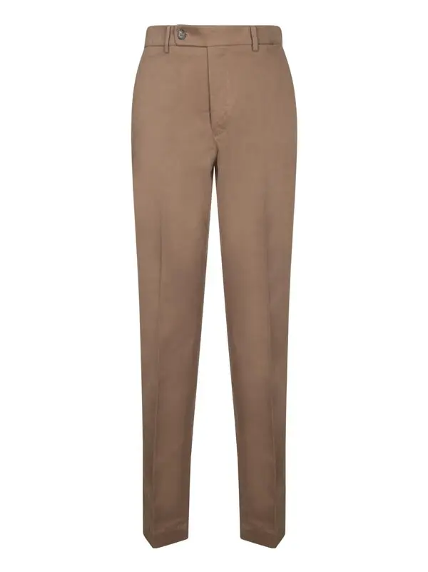 Incotex Slim Fit Mid-rise Tapered Pants - Beige