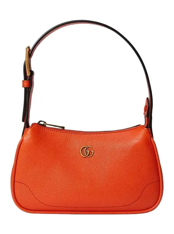 Gucci Double G Aphrodite Shoulder Bag - Orange