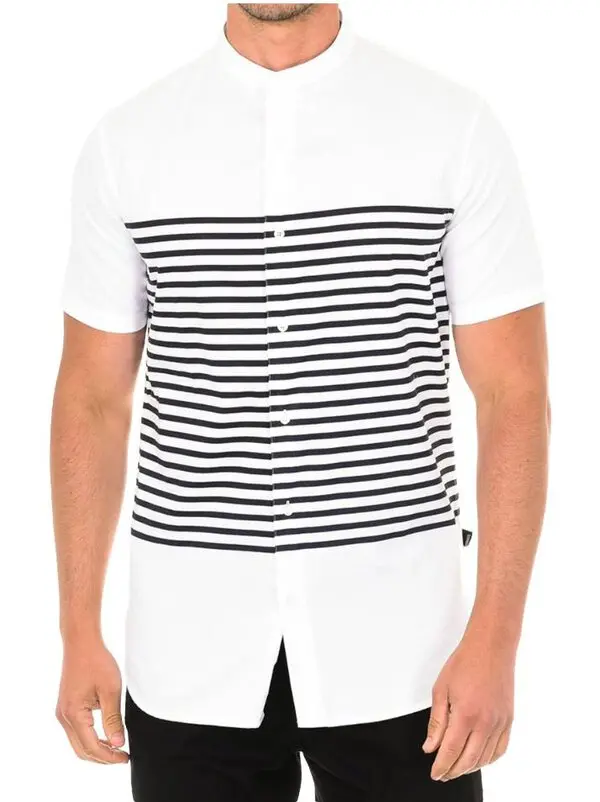 Emporio Armani Striped Detail Shirt - White