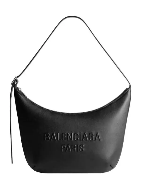 Balenciaga Leather Sling Bag - Black