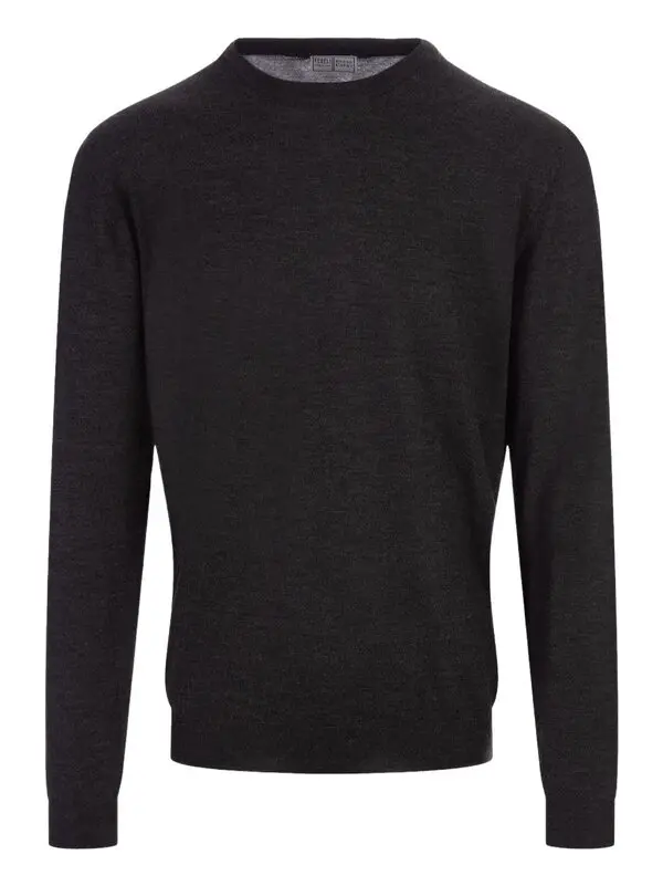 Fedeli Argentina Crew Neck Sweater - Black