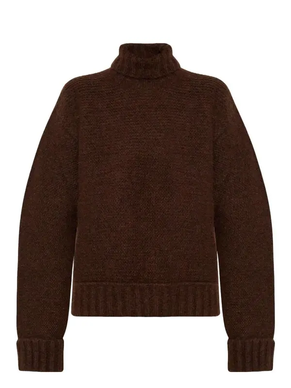 Dsquared2 Turtleneck Long Sleeve Jumper - Brown