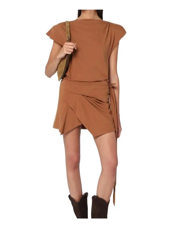 Isabel Marant Étoile Asymmetrical T-shirt - Brown