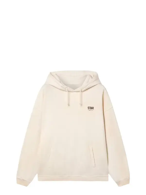 GOLDEN GOOSE Star Logo Hoodie - White