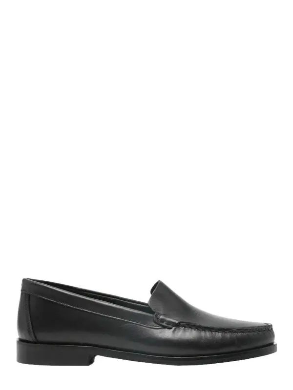 AeydĒ Round-toe Loafers - Black