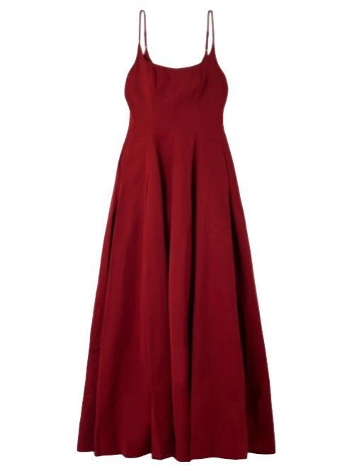 Staud Joy Maxi Dress - Pomegranate