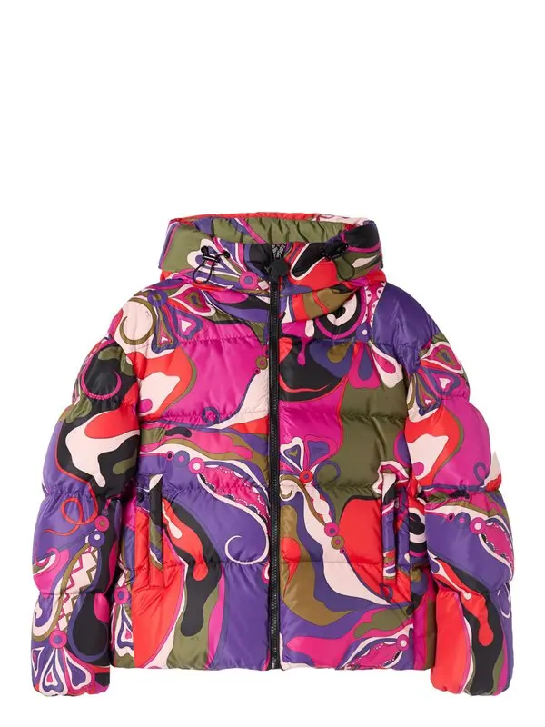 Emilio Pucci Printed Down Jacket - Multi-color