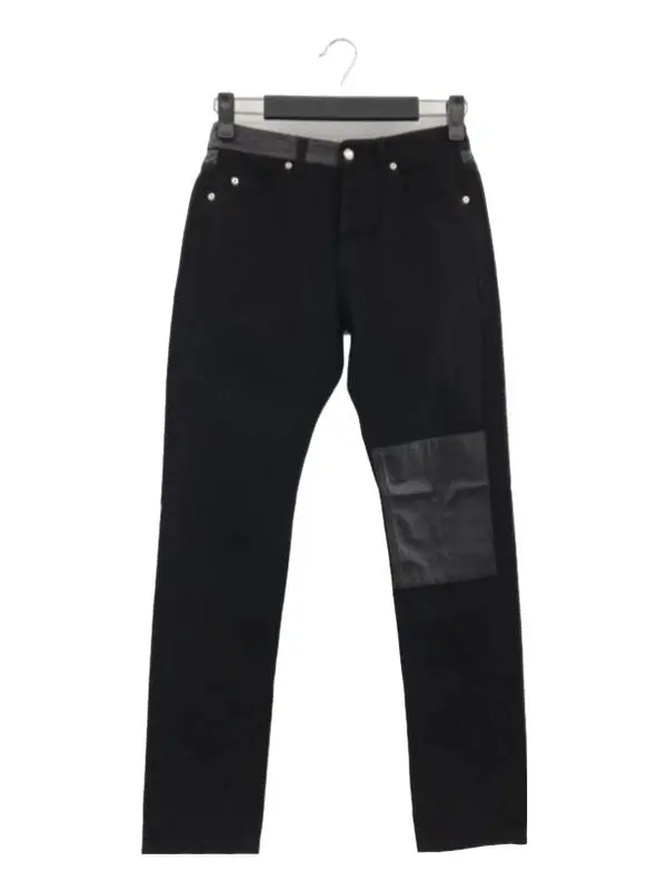 Alexander McQueen Pocket Detail Denim Pants - Black