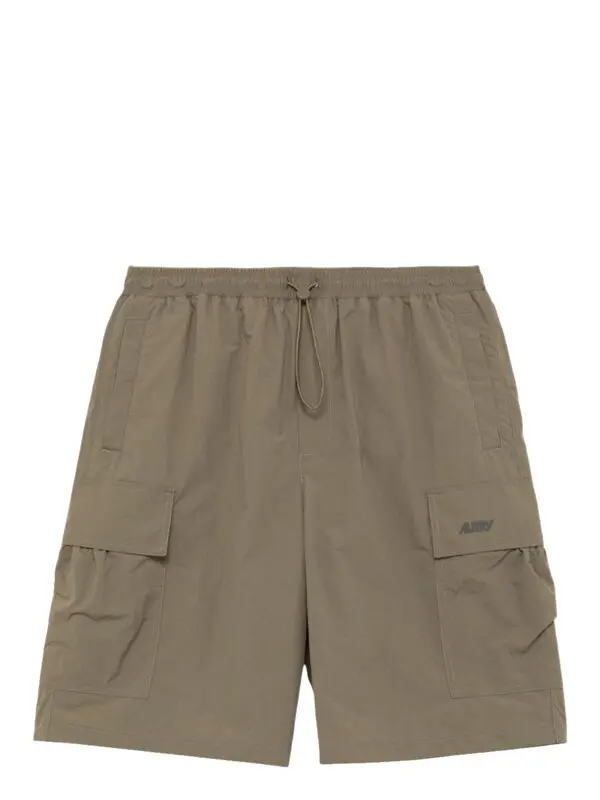 AUTRY Bermuda Shorts With Flip Pockets - Green