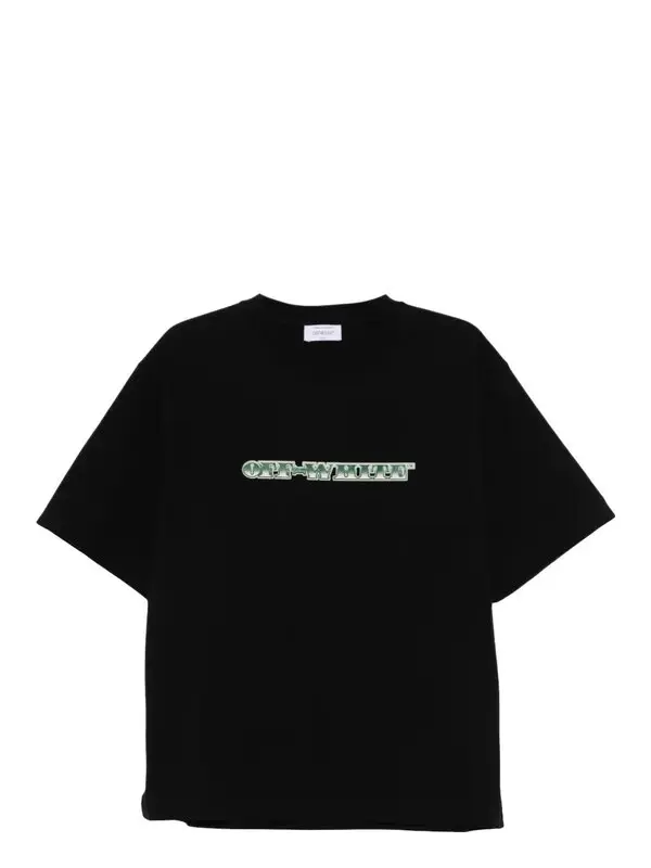 Off-White Cash Arrow Skate Crewneck T-shirt - Black