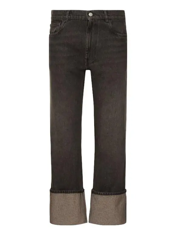 Coperni Belted Jeans With Multiple Pockets - Black