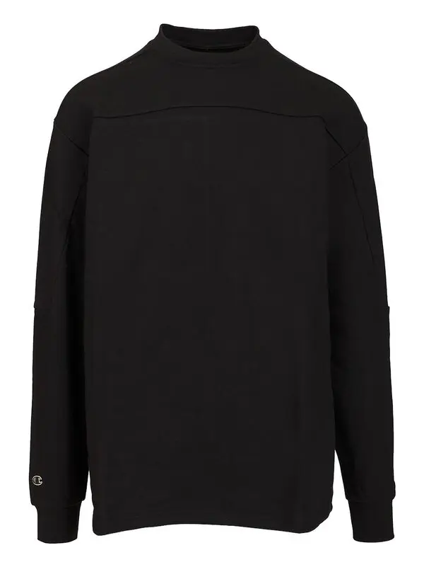 Rick Owens Tommy T Drop Shoulder Sweatshirt - Black