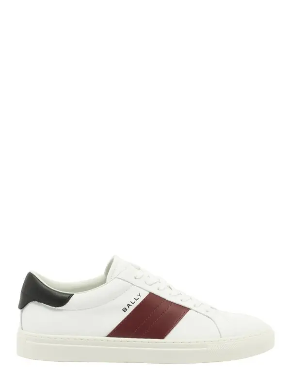 Bally Hedon Leather Sneakers - White