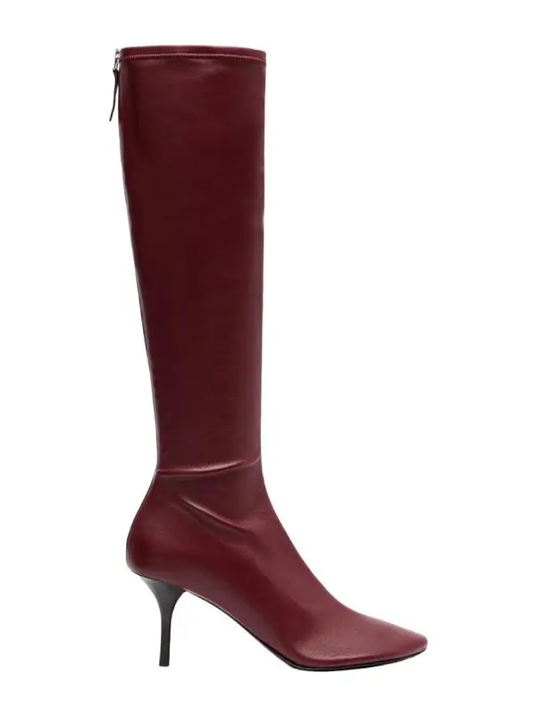 Acne Studios Knee High Zip Up Boots - Brown