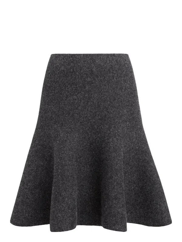 Alaïa Flared High-waist Skirt - Black