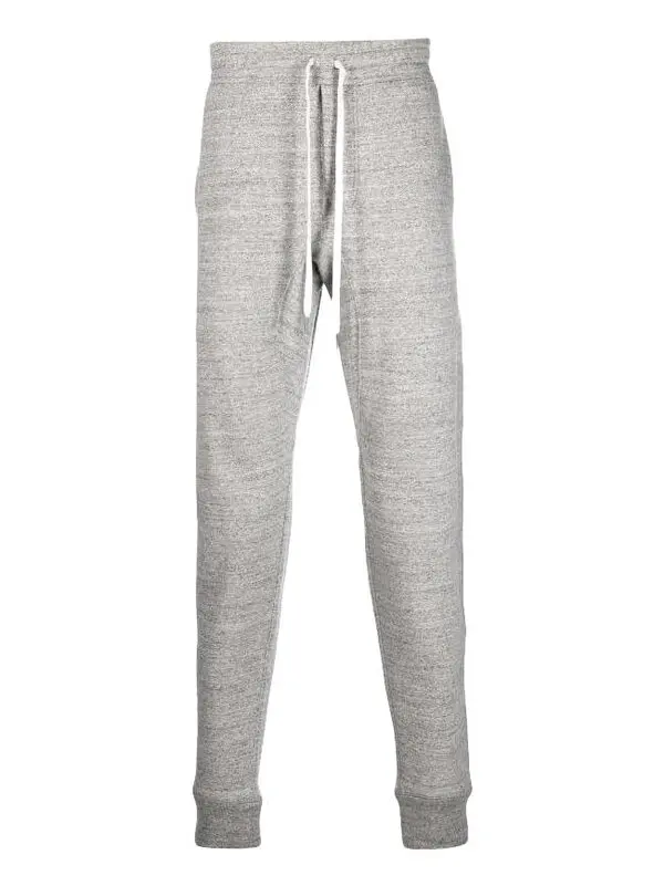 TOM FORD Drawstring Slim Cut Track Pants - Gray