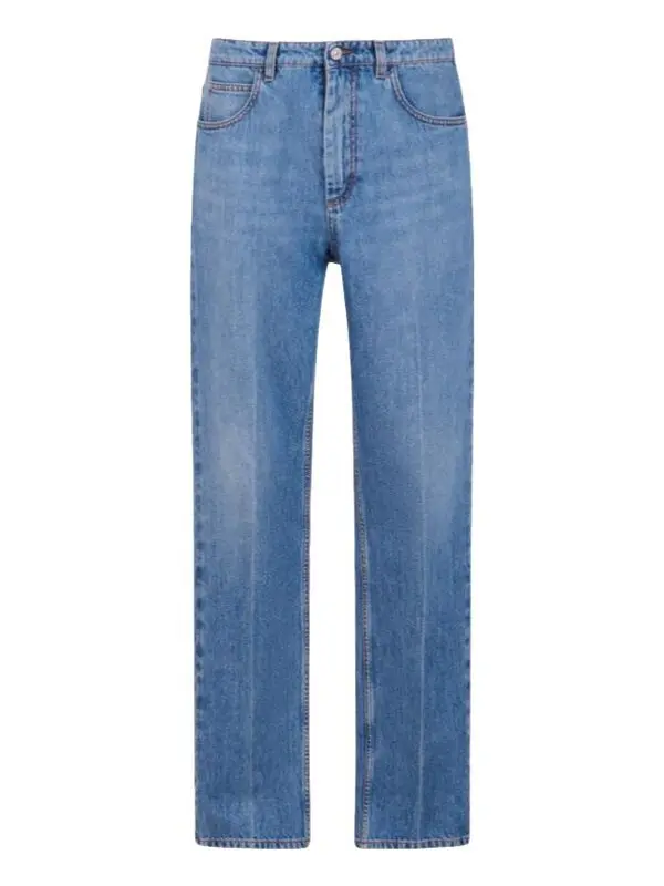 Marni Straight Leg Denim Jeans - Deep Blue