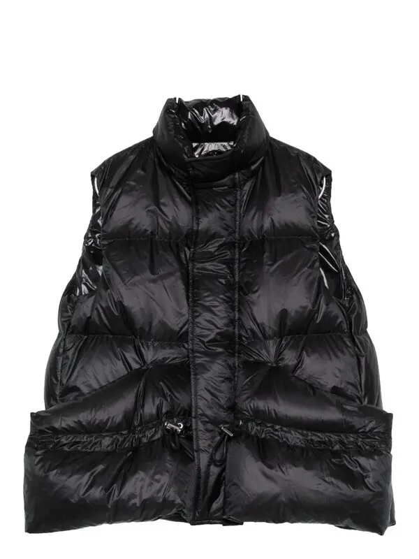 Sacai Sleeveless Puffer Gilet - Black