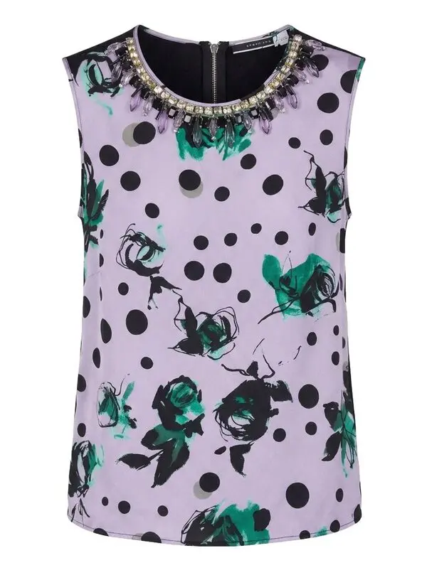 Sportmax Sleeveless Vest - Purple