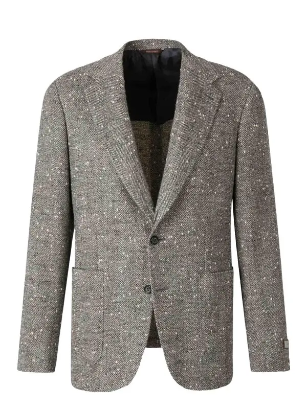 Canali Regular Fit Blazer - Gray