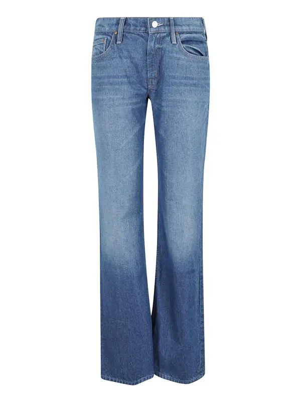 MOTHER Jeans With Belt Loops - Blue