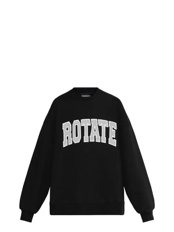 ROTATE BY BIRGER CHRISTENSEN Logo Embellished Sweatshirt - Black
