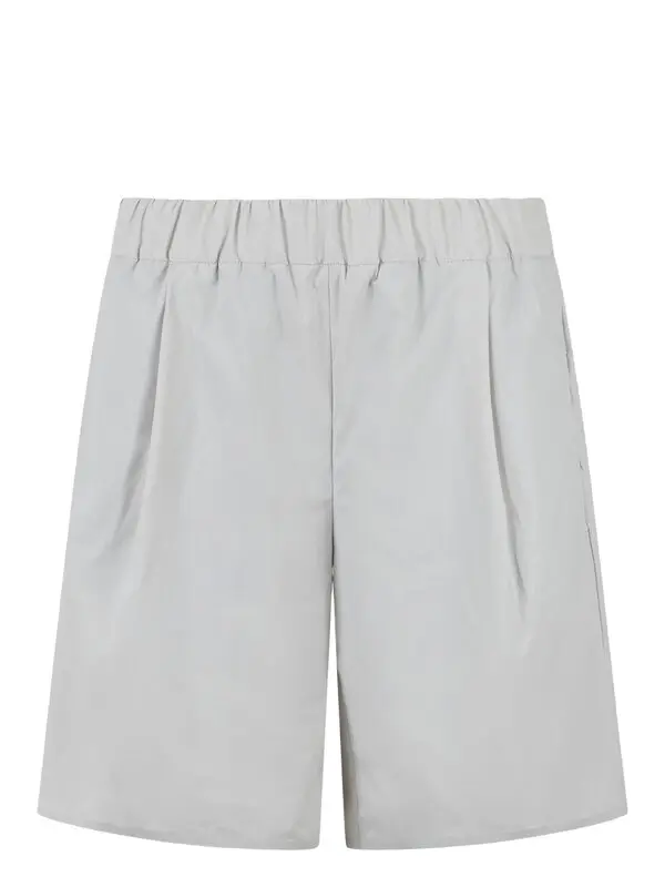 Herno Elasticated Waistband Bermuda Shorts - White
