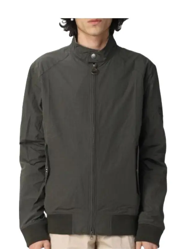 Barbour Zip-fastening Bomber Jacket - Black