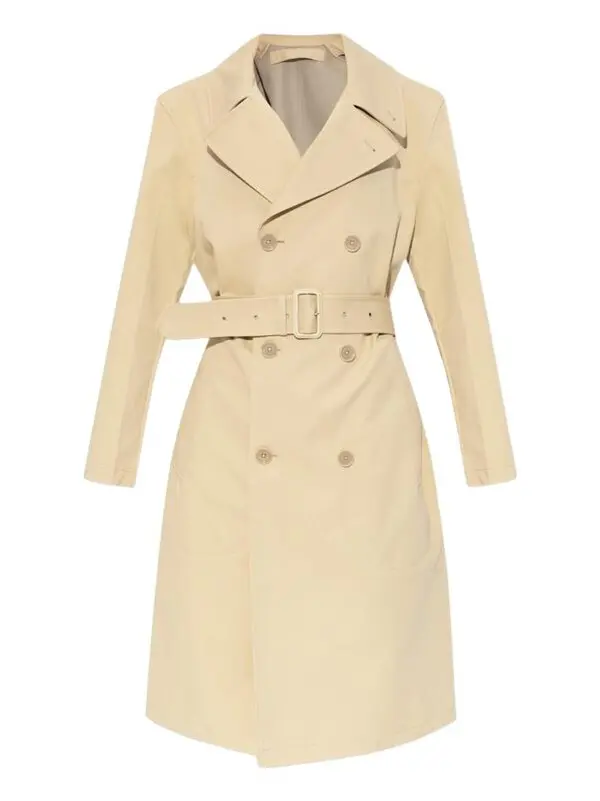 LEMAIRE Double-breasted Trench Coat - Nude