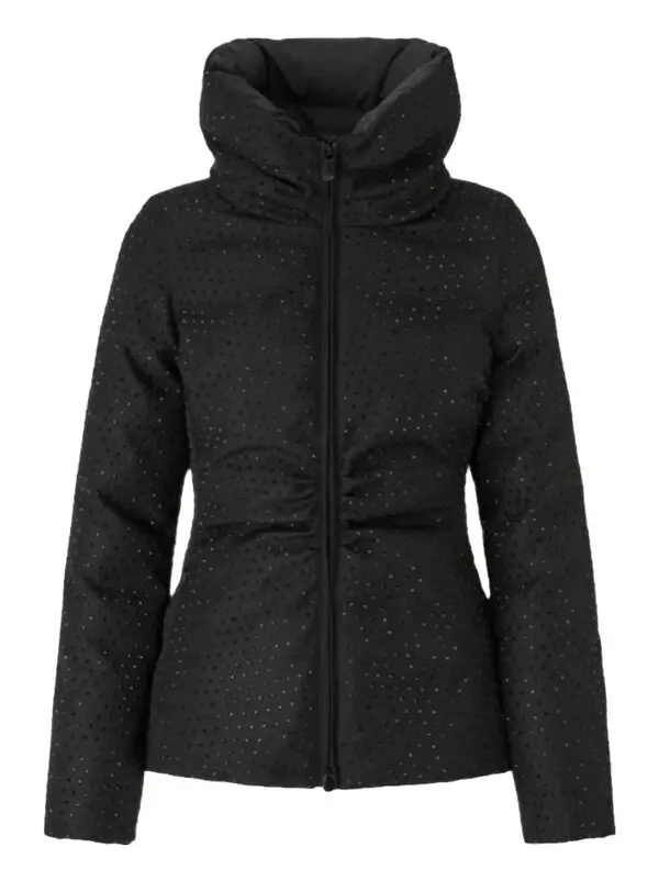 Pinko Nita Embellished Short Padded Jacket - Black