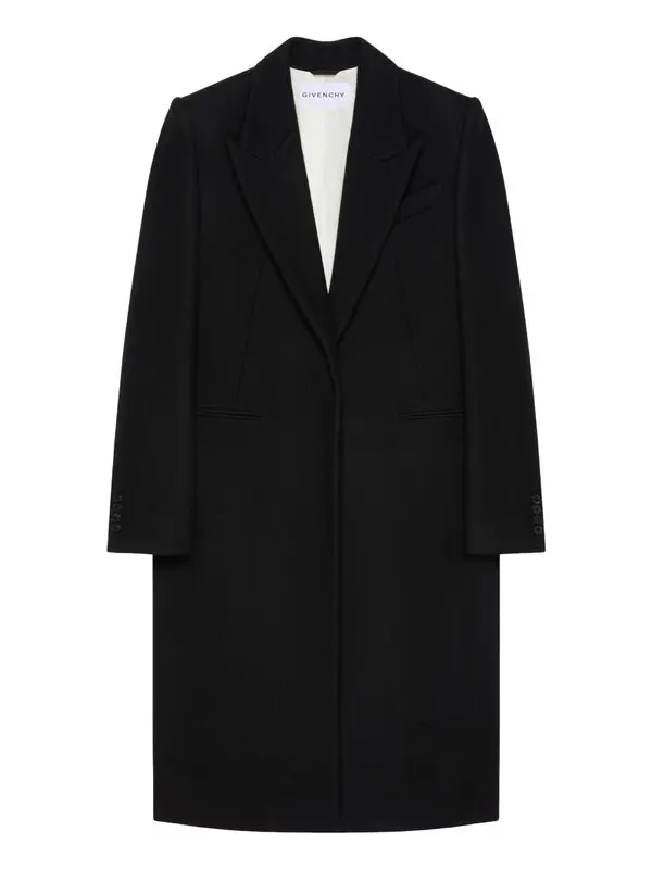 Givenchy Wool Formal Coat - Black
