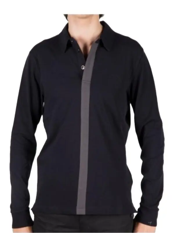 Emporio Armani Long-sleeved Shirt - Black