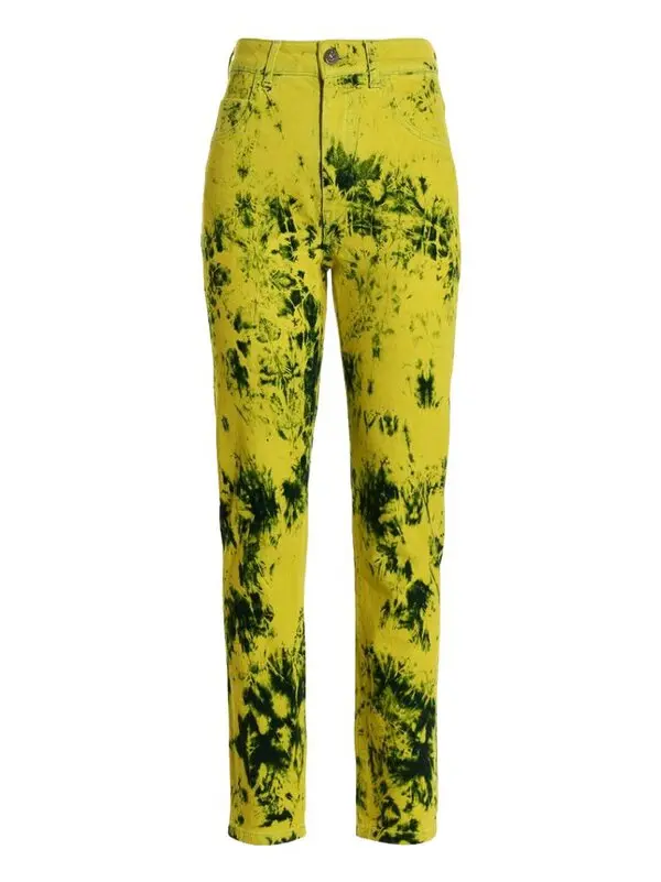 FERRARI Tie-dye Jeans - Green