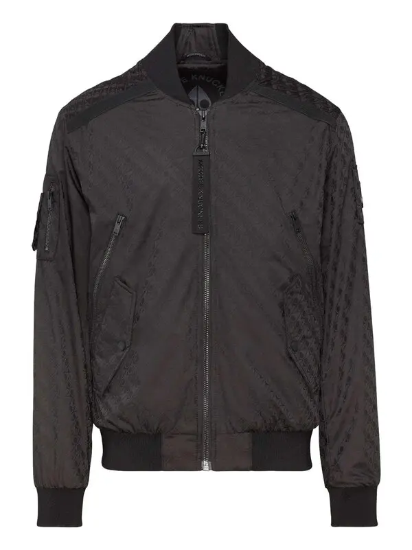 Moose Knuckles Courville Zip-up Bomber Jacket - Black