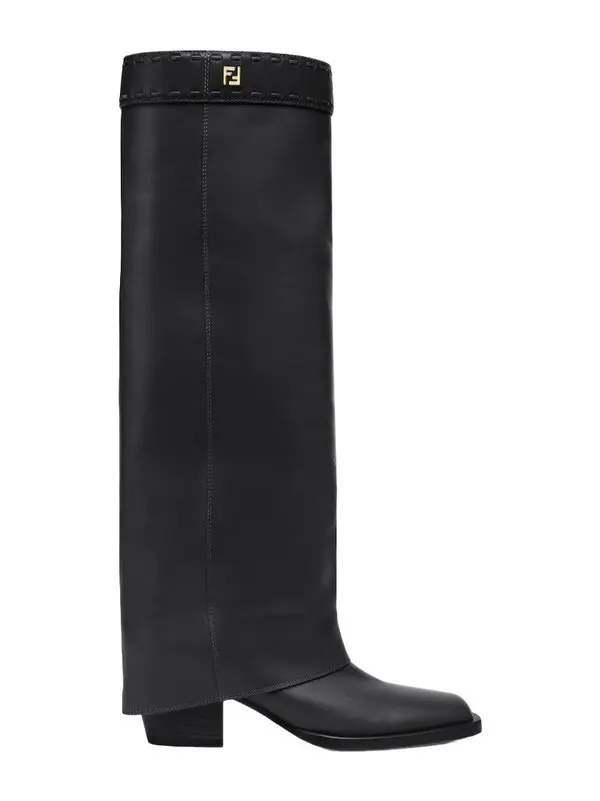 Fendi Tubular Leg Boots - Black